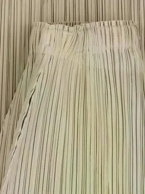 Issey Miyake Beige Pleated Trousers