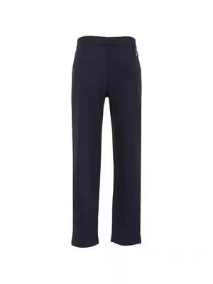 Emporio Armani Jersey Piqué Travel Essential Pants - Blue