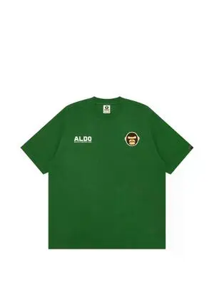 AAPE BY *A BATHING APE Ape Head Logo-appliqué T-shirt - Green
