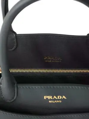 Prada Large Leather Handbag - Black
