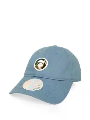 AAPE BY *A BATHING APE Moonface Logo-patch Cap - Blue