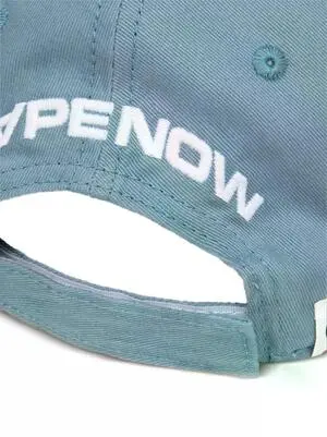 AAPE BY *A BATHING APE Moonface Logo-patch Cap - Blue