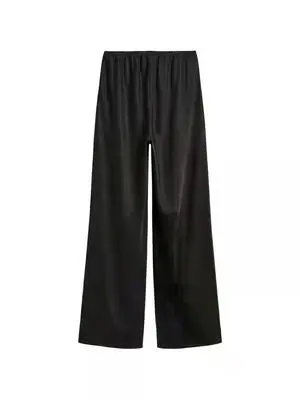 REFORMATION Gale Satin Wide Leg Trousers