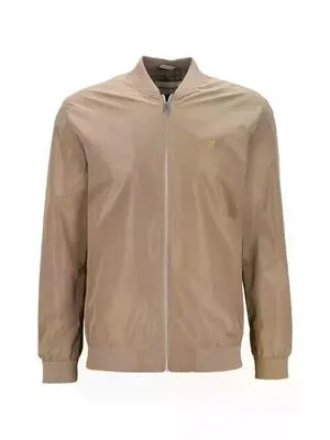 NOWADAYS Logo Embroidered Zip-up Bomber Jacket