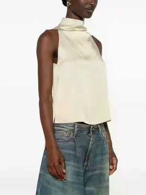 FORTE_FORTE Sleeveless Blouse - Neutrals