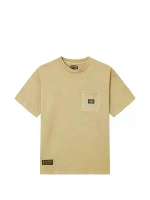 Izzue Patch-detail Pocket T-shirt - Neutrals