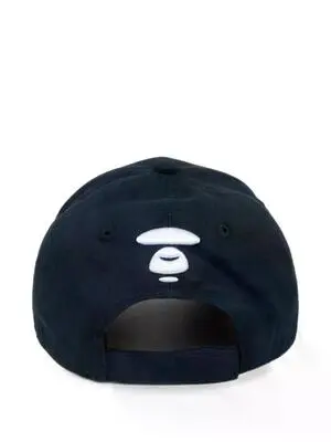 AAPE BY *A BATHING APE Letter-embroidered Baseball Cap - Blue