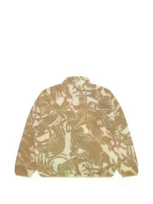 AAPE BY *A BATHING APE Moonface Camouflage Fleece Zip-up Cardigan