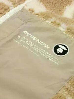AAPE BY *A BATHING APE Moonface Camouflage Fleece Zip-up Cardigan