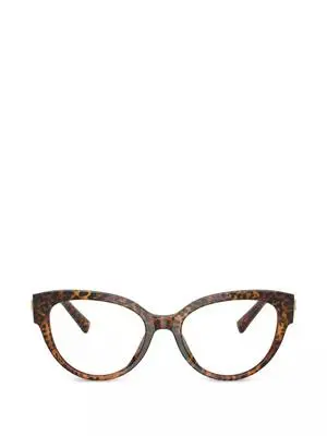 Dolce & Gabbana Leopard Print Cat-eye Eyeglasses