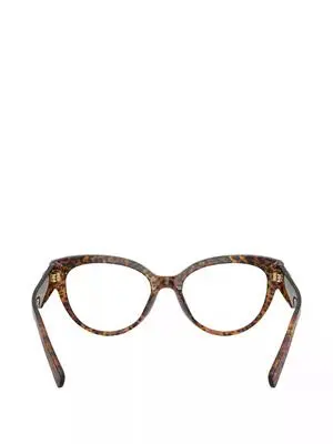 Dolce & Gabbana Leopard Print Cat-eye Eyeglasses