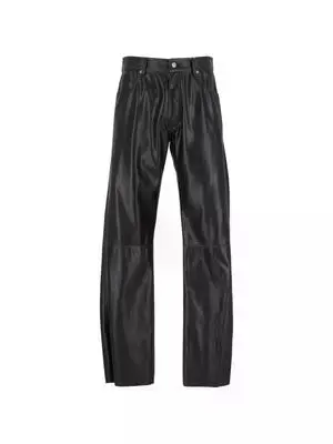 MAISON MARGIELA Leather-effect Trousers