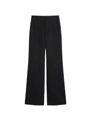 REFORMATION Vida Low-rise Wide Leg Trousers - Black