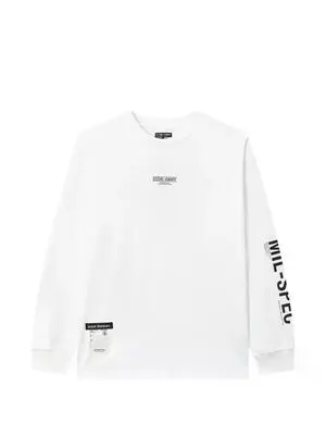 Izzue Logo-print Long-sleeve T-shirt - White