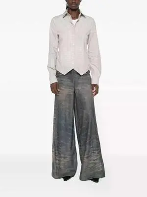BYE Faded Corduroy Palazzo Pants