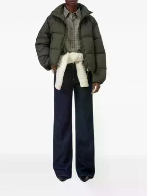 Closed Quilted High-neck Jacket