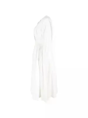 ALEXANDER MCQUEEN Alexander McQueen Cotton Band Collar Shirt Dress