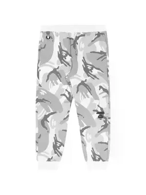 AAPE BY *A BATHING APE Camo-print Track Pants - Grey