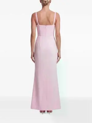 POST MERIDIEM Gathered-bodice Maxi Dress