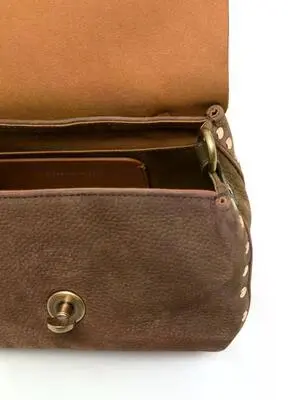 ZANELLATO Postina® Studded Pebbled-leather Tote Bag
