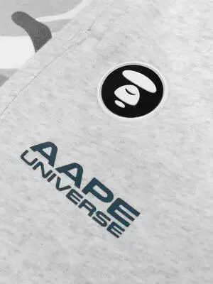 AAPE BY *A BATHING APE Moonface Colour-block Track Shorts