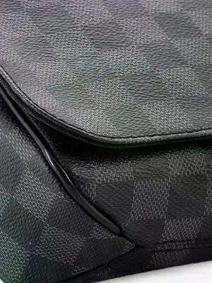 LOUIS VUITTON Damier Graphite Pm Messenger Bag - Black