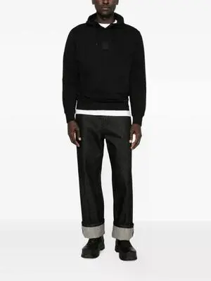 C.P. COMPANY Metropolis Series Logo-patch Hoodie