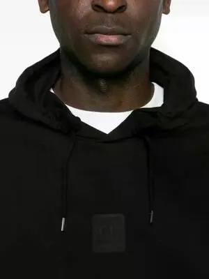 C.P. COMPANY Metropolis Series Logo-patch Hoodie