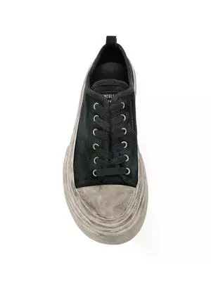 ANN DEMEULEMEESTER Distressed Effect Lace-up Sneakers