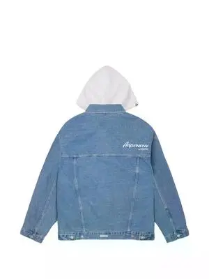 AAPE BY *A BATHING APE Moonface Panelled Denim Jacket
