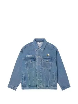 AAPE BY *A BATHING APE Moonface Panelled Denim Jacket