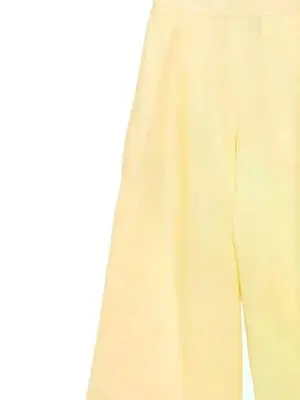 BAMBAH Linen Midi Culottes - Yellow