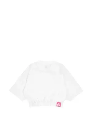 AAPE BY *A BATHING APE Moonface Mesh-panel T-shirt - White