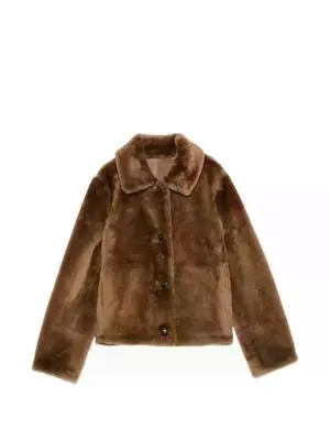 YVES SALOMON Button-fastening Shearling Jacket