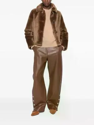 YVES SALOMON Button-fastening Shearling Jacket