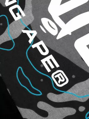 AAPE BY *A BATHING APE Camo-print Logo-detail Hoodie