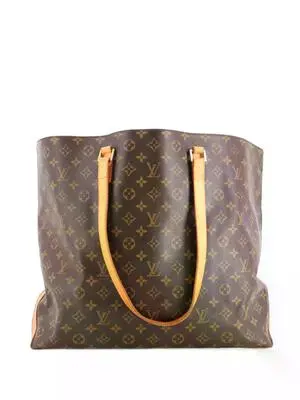 LOUIS VUITTON Cabas Alto Monogram Canvas Tote Bag - Brown
