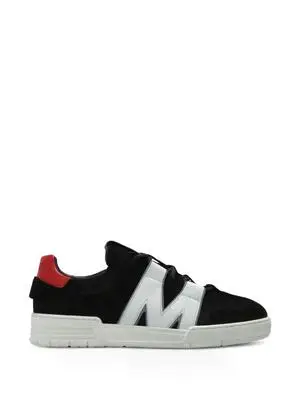 Moschino Patch Leather Sneakers