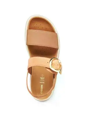 Geox Xand 2s Buckle-fastening Metallic Sandals