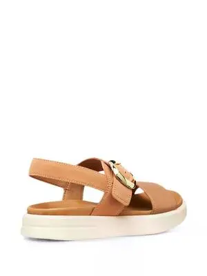 Geox Xand 2s Buckle-fastening Metallic Sandals