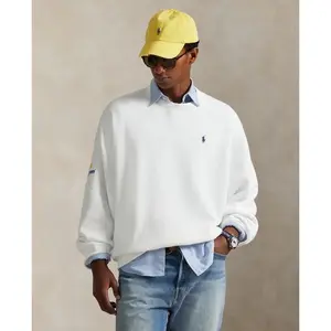 Ralph Lauren Us Open Fleece Crewneck Sweatshirt - Ceramic White
