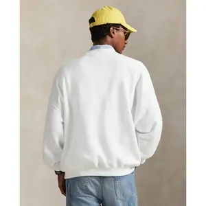 Ralph Lauren Us Open Fleece Crewneck Sweatshirt - Ceramic White