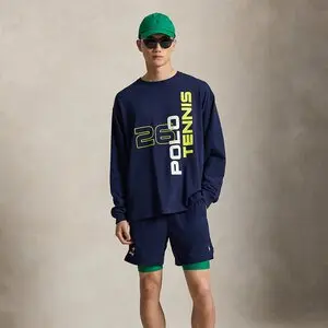 Ralph Lauren Us Open Graphic Jersey Long-sleeve Tee