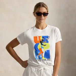 Ralph Lauren Us Open Graphic Cotton Jersey Tee