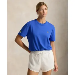Ralph Lauren Us Open Classic Fit Jersey T-shirt - New Iris Blue