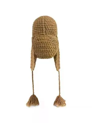 Etro Crochet Wool & Alpaca Blend Trapper Hat