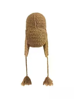 Etro Crochet Wool & Alpaca Blend Trapper Hat