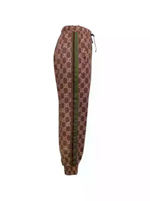 Gucci Gg Monogram Track Pants - Red