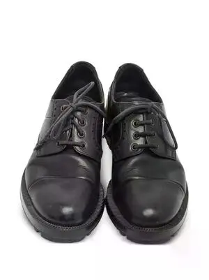 Prada Round Toe Derby Shoes