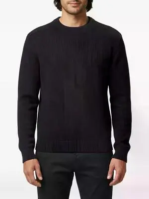 Saint Laurent Ribbed Crew Neck Sweater